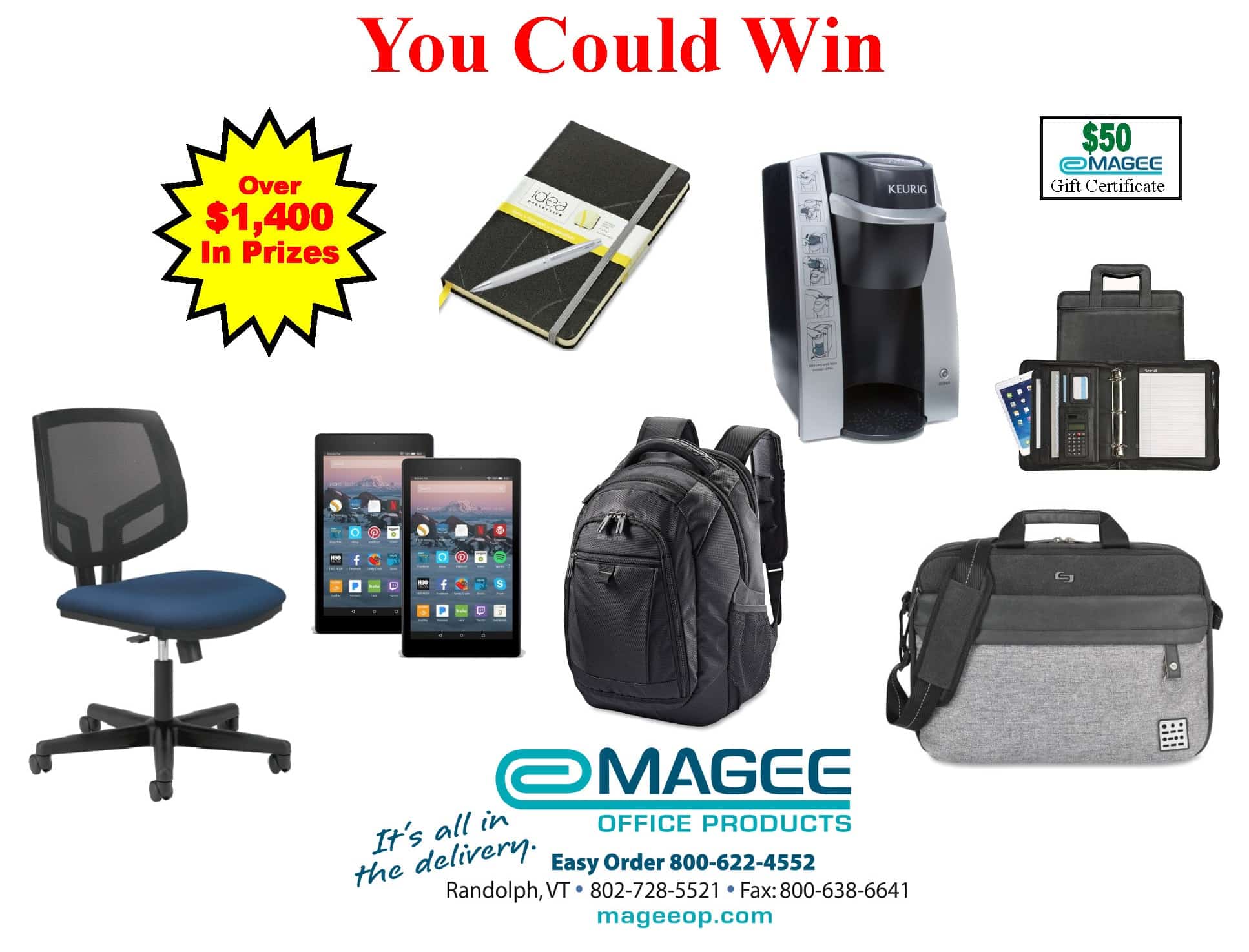 2019 Catalog Drawing Prizes & Winners - Magee Office