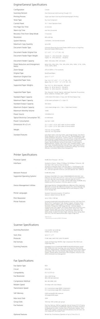 Savin MP 2555 Black and White Laser Multifunction Printer - Magee Office