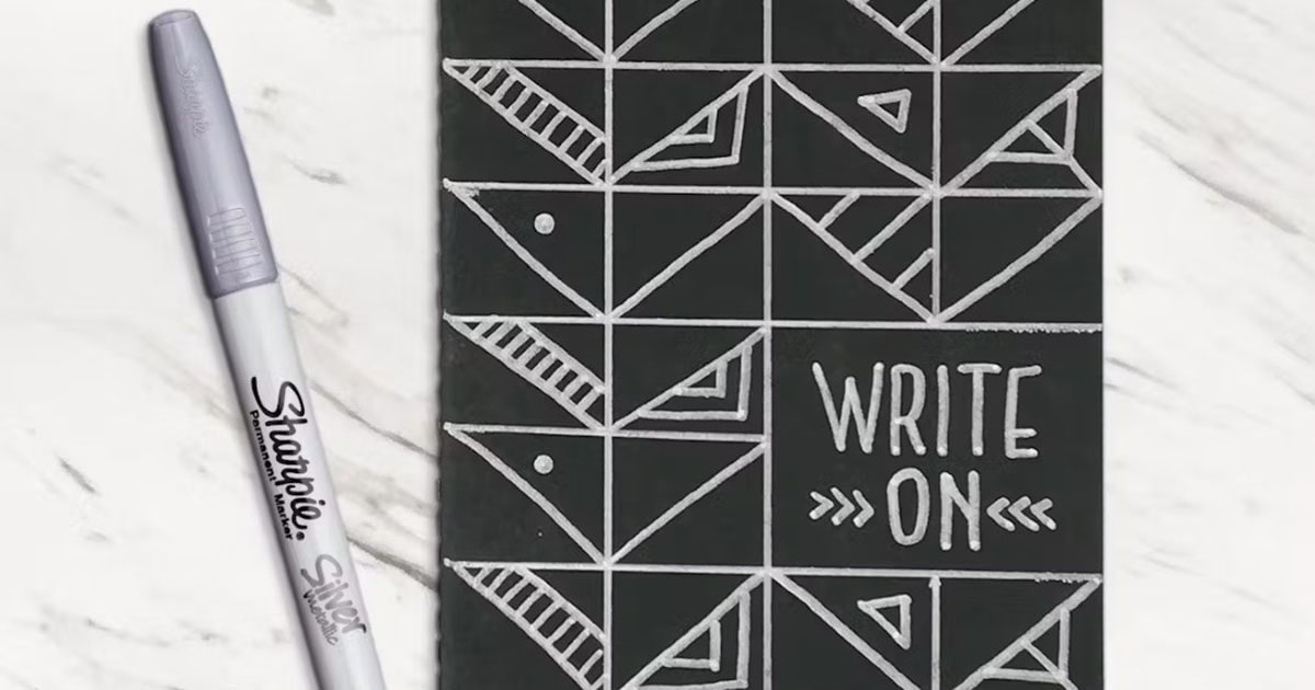 Shine on with Sharpie Metallic Permanent Markers